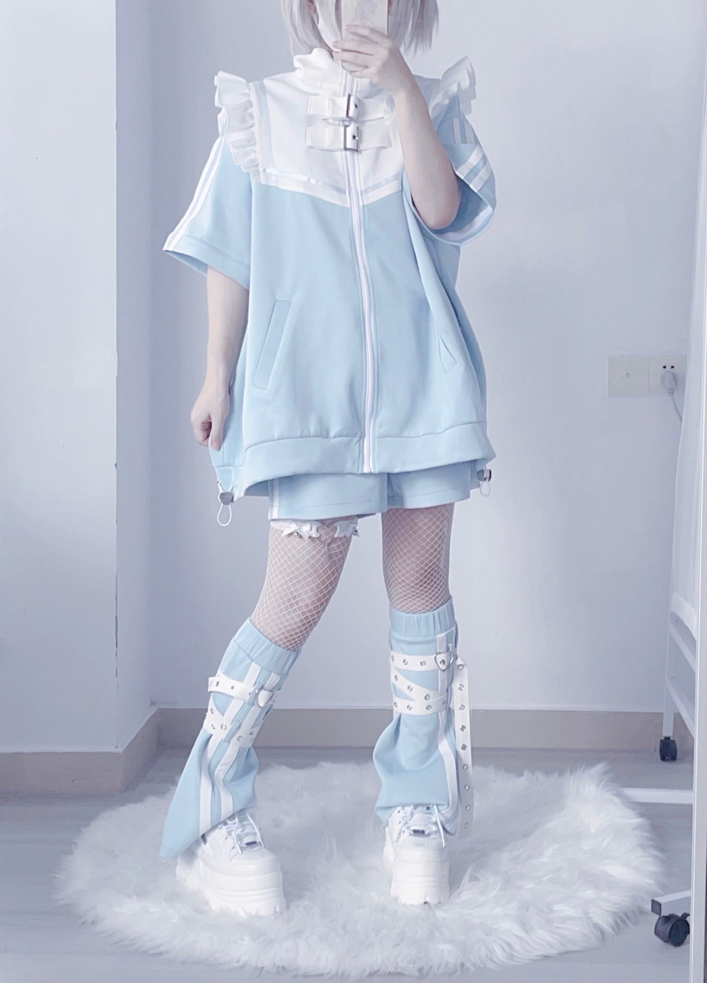Tenshi Kaiwai Coat Detachable Sleeve Jacket with Angel Wings – Honey ...