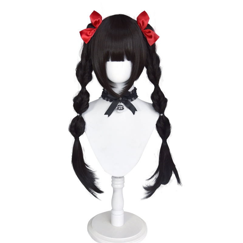Kawaii Lolita Wig Detachable Ponytail Wavy Wigs 3 Colors – Honey Wardrobe